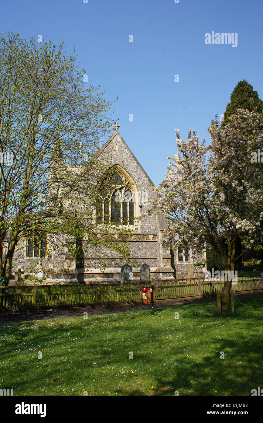 St Mary’s - at crossroads of Old Beaconsfield Parish church, typical ...