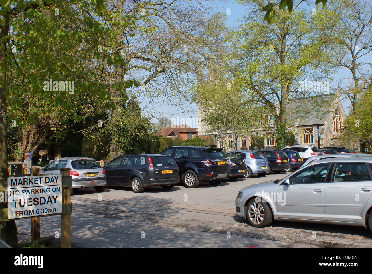 St Mary’s - at crossroads of Old Beaconsfield Parish church, typical ...