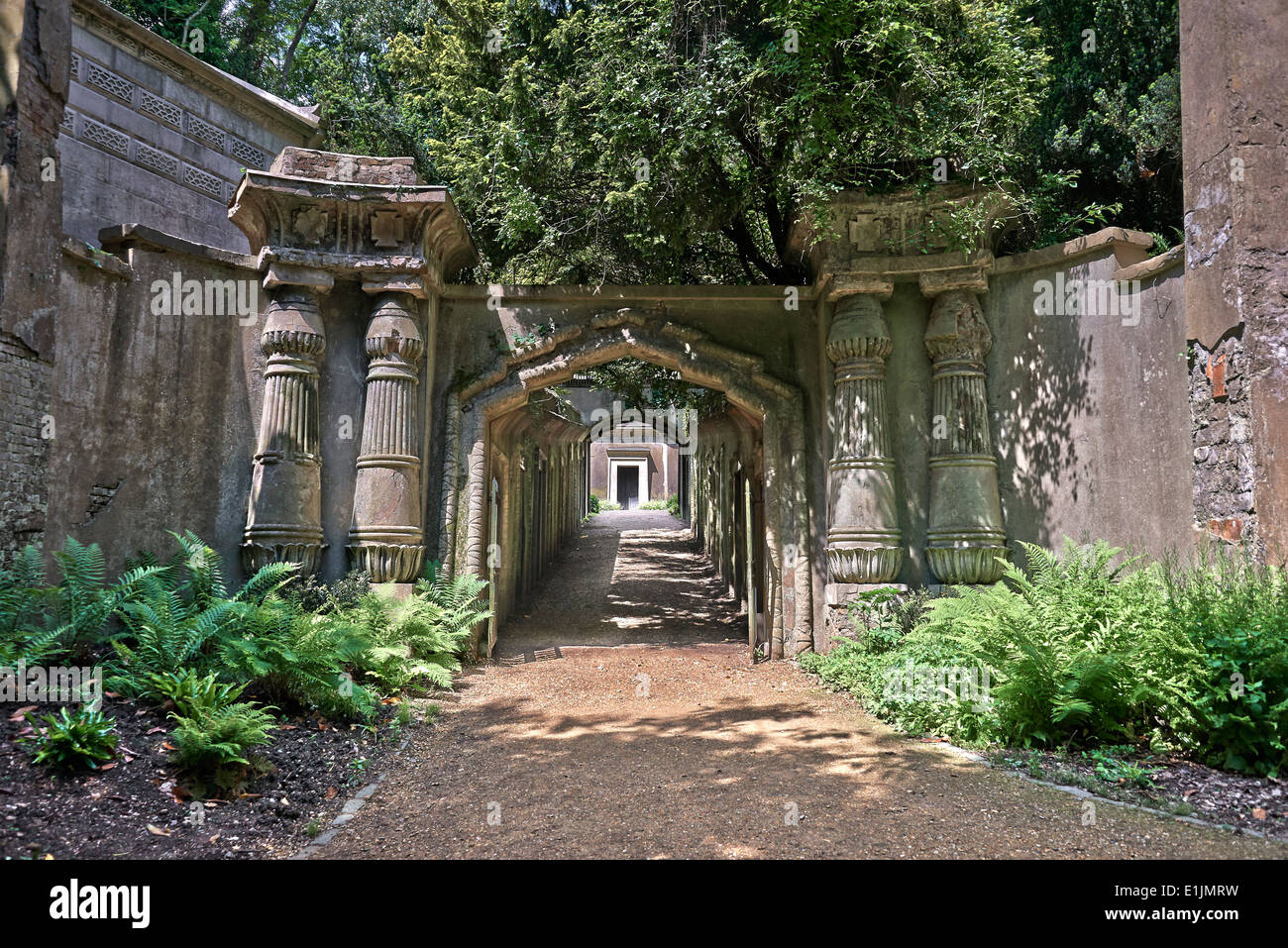 Highgate Cemetery London Stock Photo - Alamy
