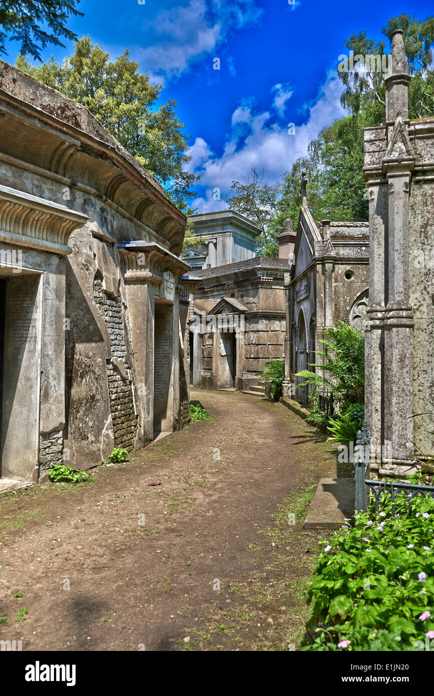 Highgate Cemetery London Stock Photo - Alamy