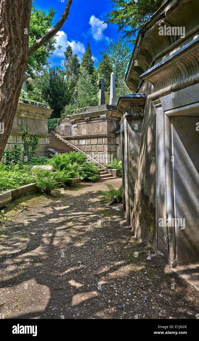 Highgate Cemetery London Stock Photo - Alamy