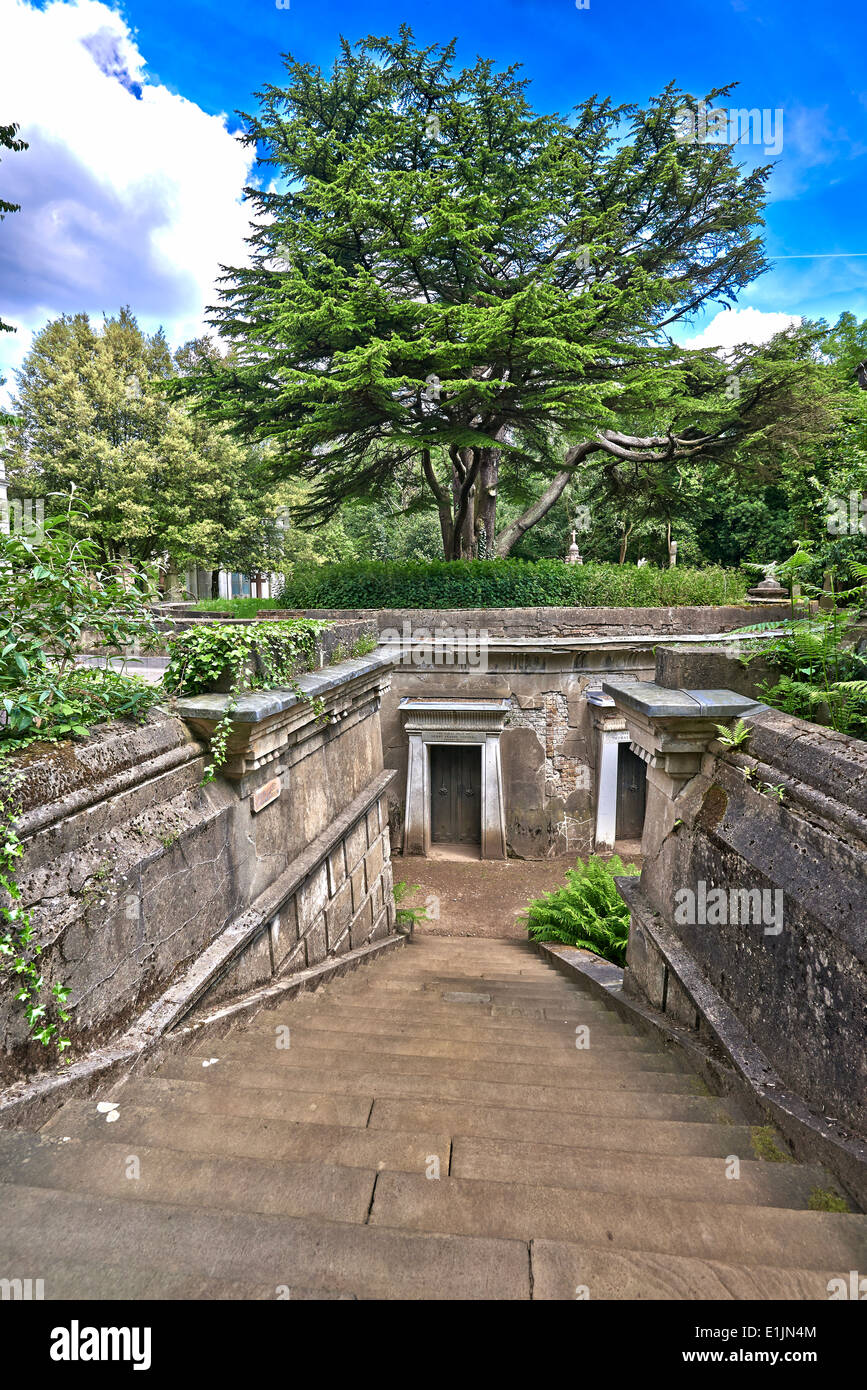 Highgate western cemetery hi-res stock photography and images - Alamy