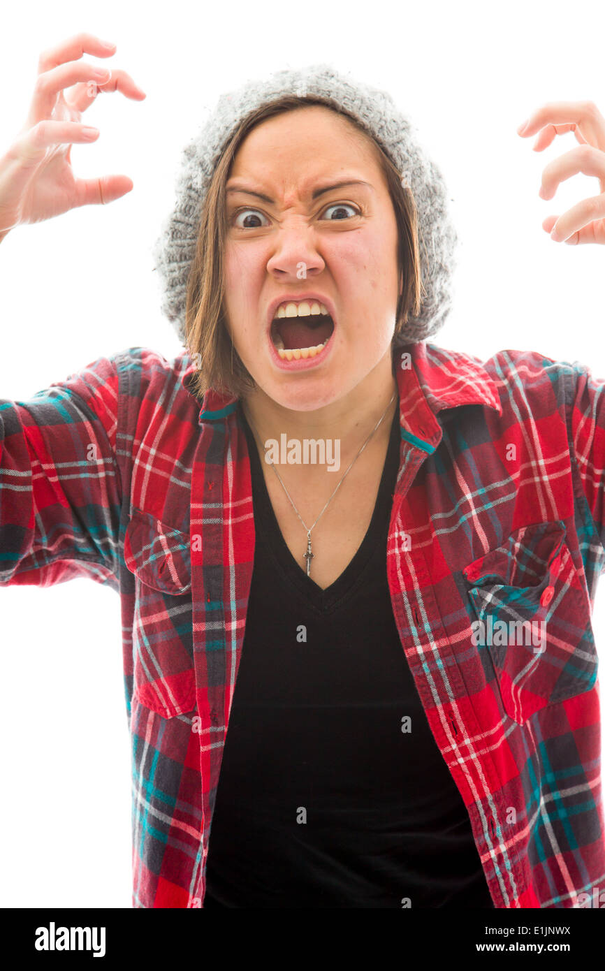 Frustrated woman and knit hi-res stock photography and images - Alamy