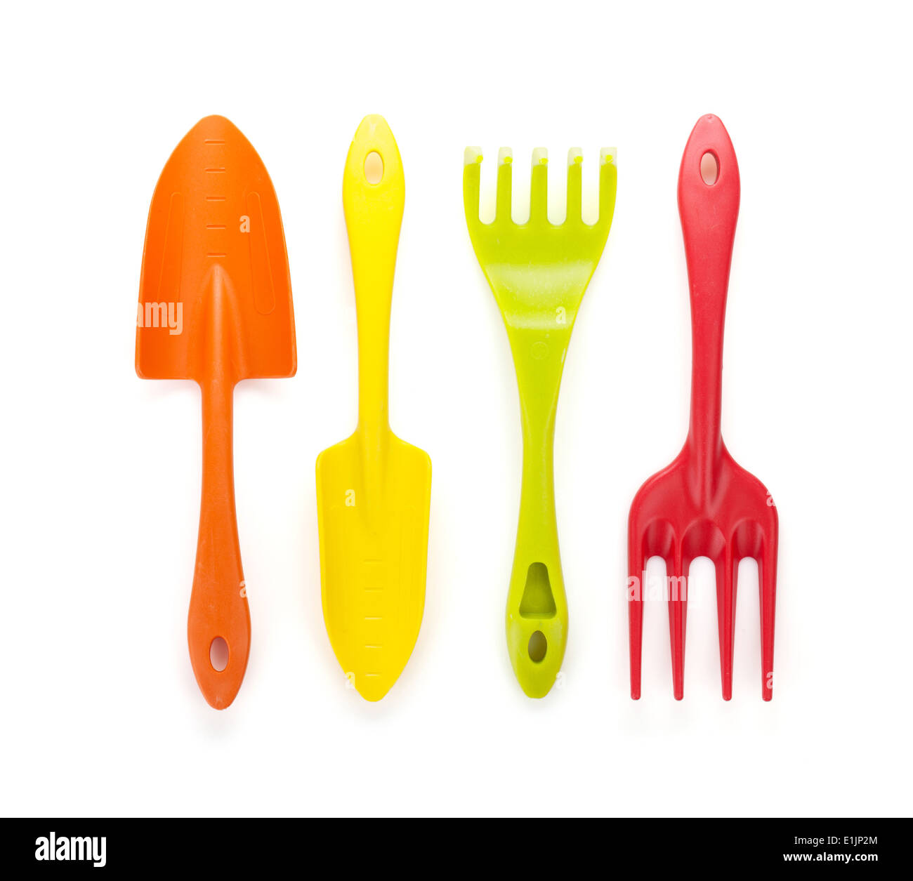 Garden tools. Isolated on white background Stock Photo - Alamy