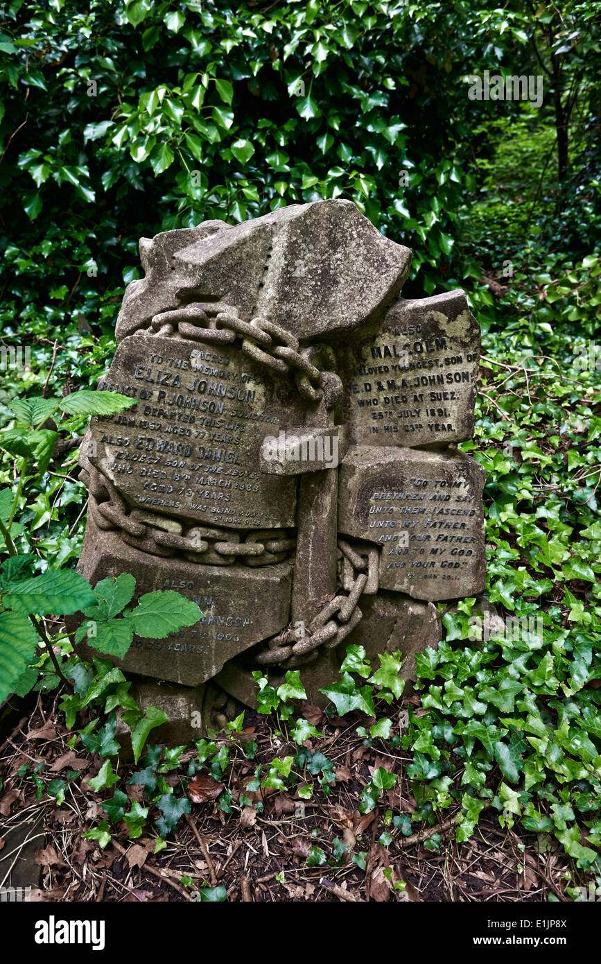 Highgate Cemetery London Stock Photo - Alamy