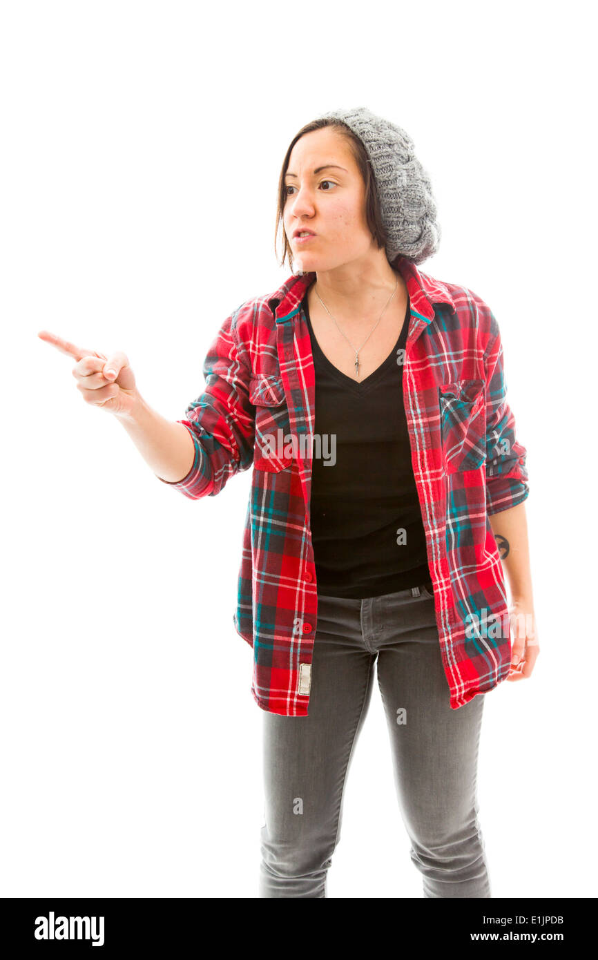 Scolding finger hi-res stock photography and images - Alamy