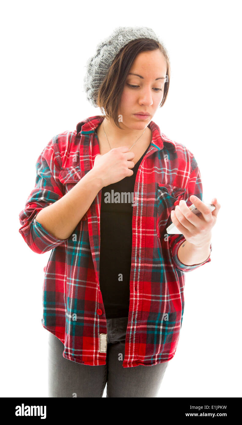 Woman text message hi-res stock photography and images - Alamy
