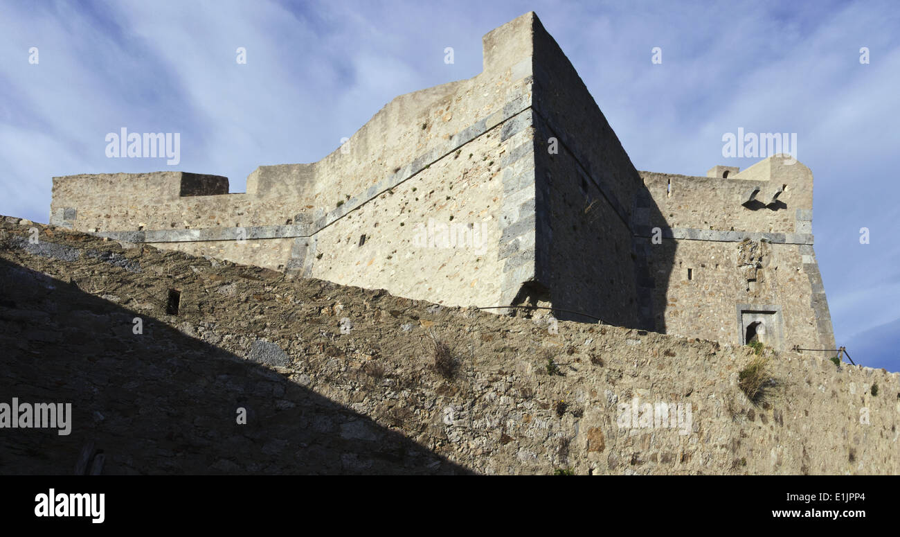 The mighty walls of Forte Stella, a characteristic 16th century coastal ...