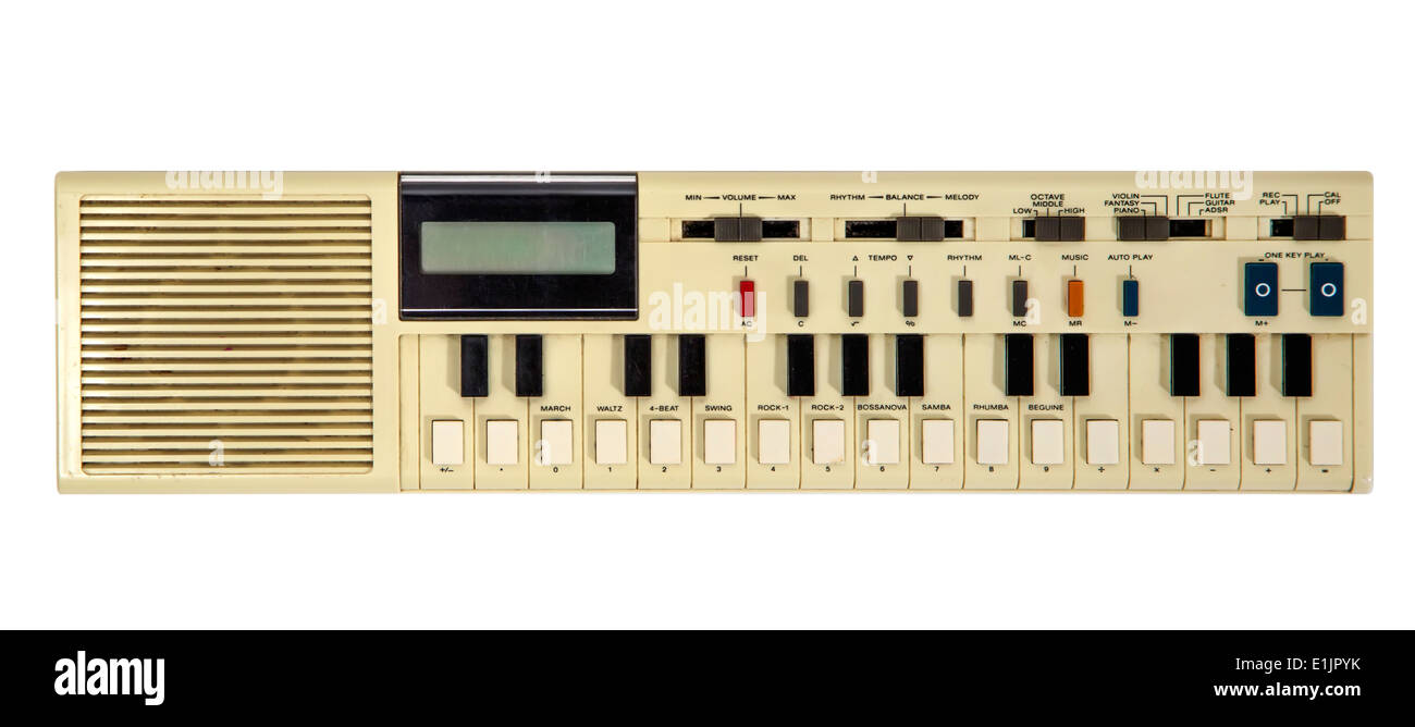 Synthesizer instrument Cut Out Stock Images & Pictures - Alamy