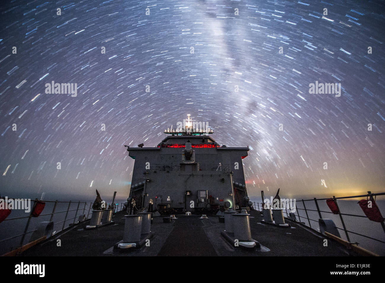 The amphibious dock landing ship USS Germantown (LSD 42) transits the ...