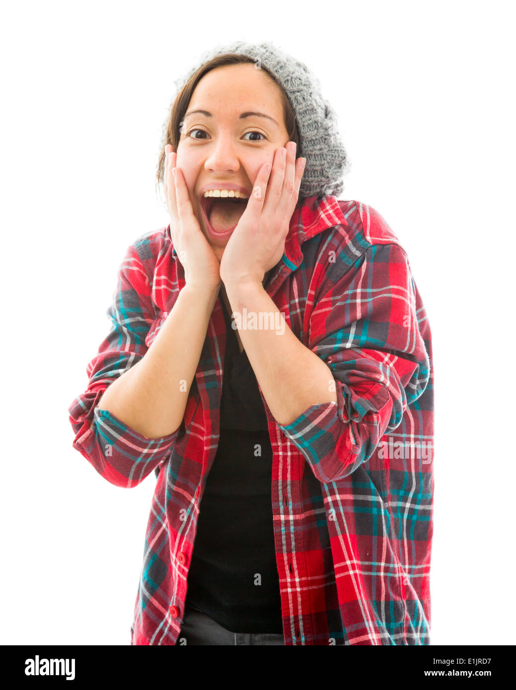 Surprised young woman covering hi-res stock photography and images - Alamy Surprised young woman covering hi-res stock photography and images - Alamy