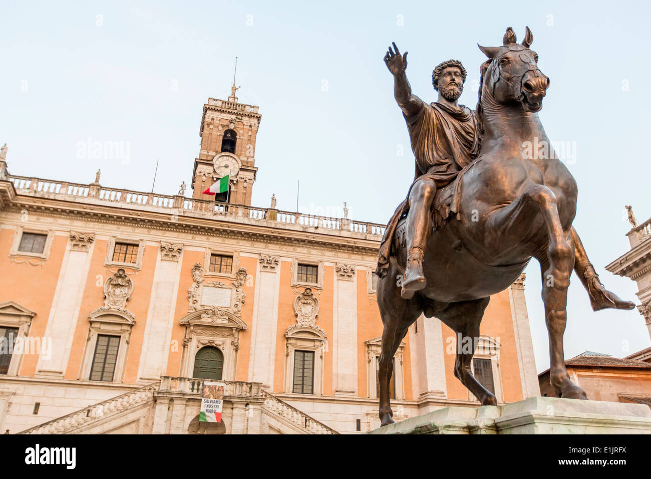 aurelius marcus riding Stock Photo - Alamy