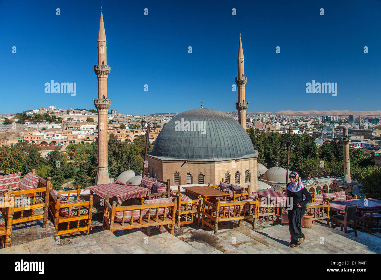 Panoramic view of Sanliurfa from the Castle Stock Photo - Alamy