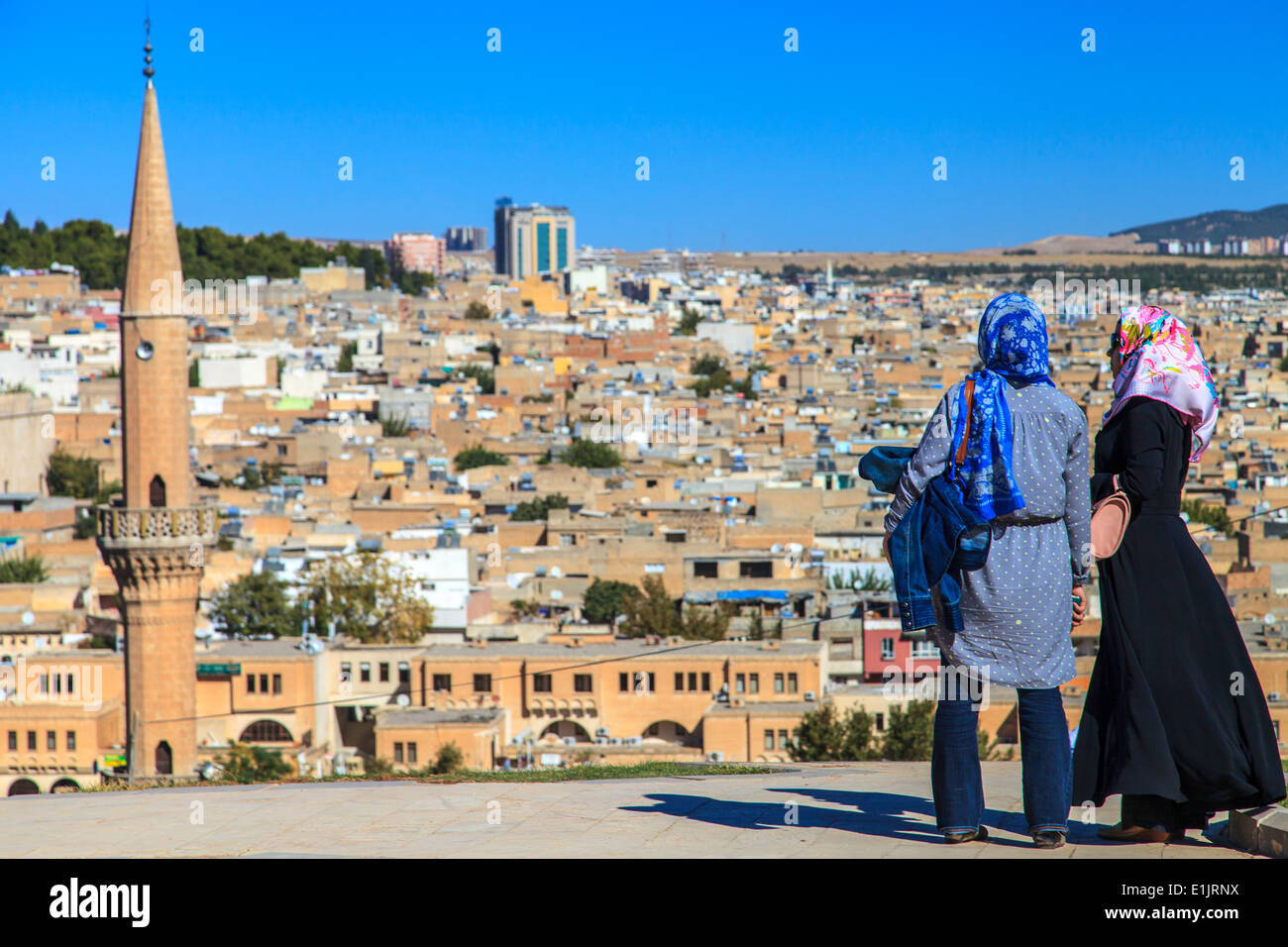 Panoramic view of Sanliurfa from the Castle Stock Photo - Alamy
