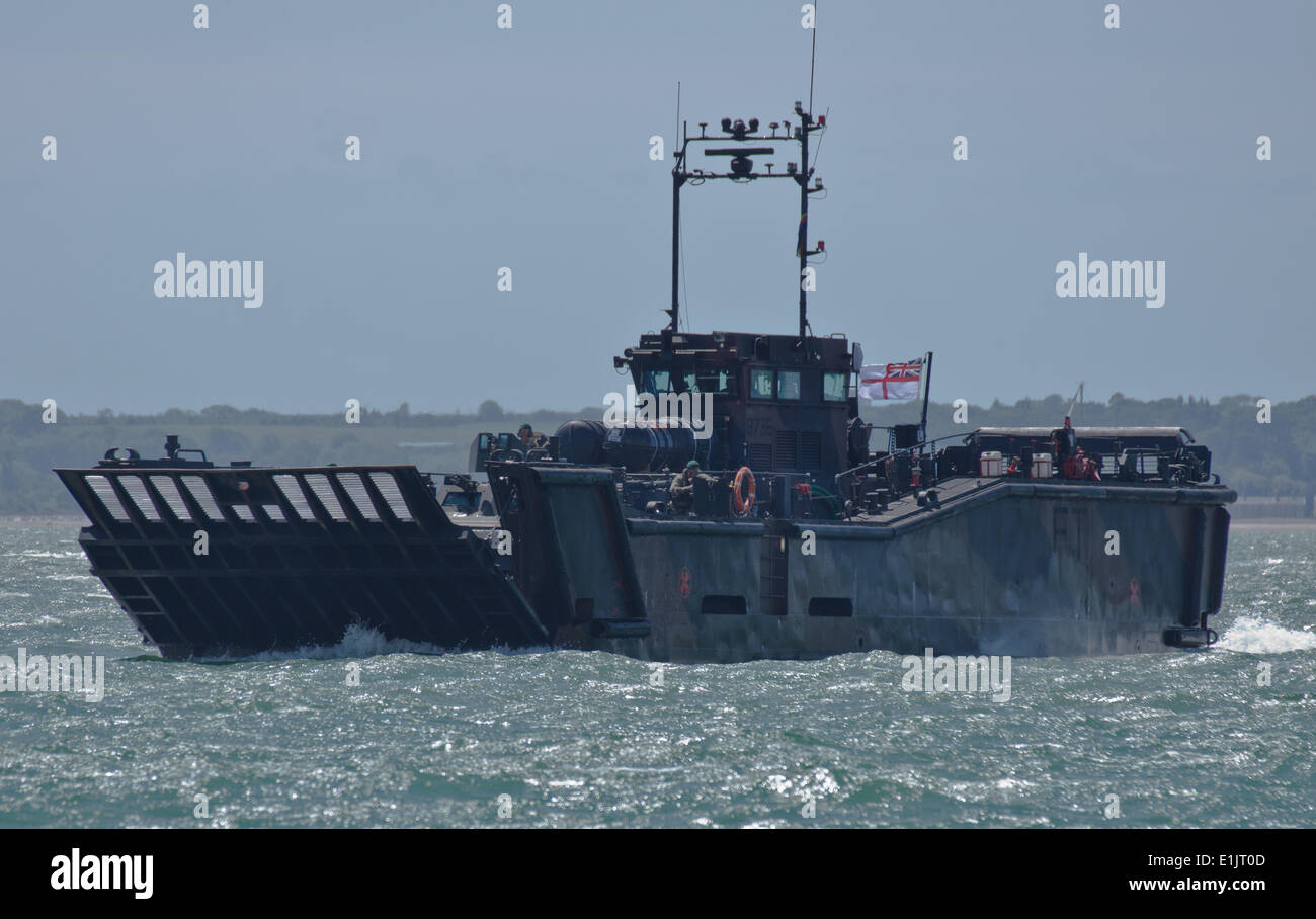 Royal marines beach landing craft hi-res stock photography and images ...