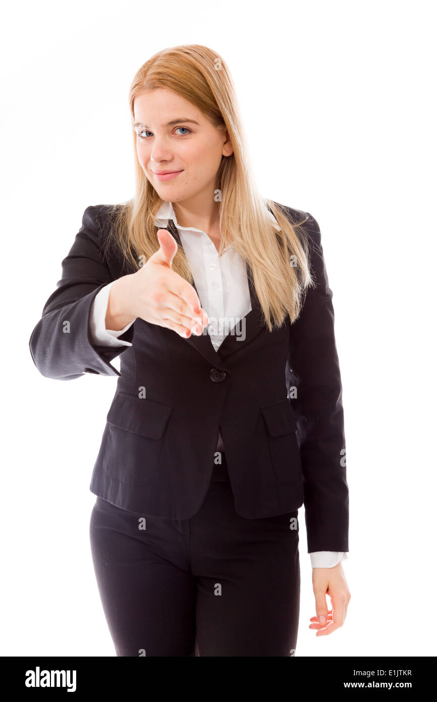 Handshake businesswoman hi-res stock photography and images - Alamy