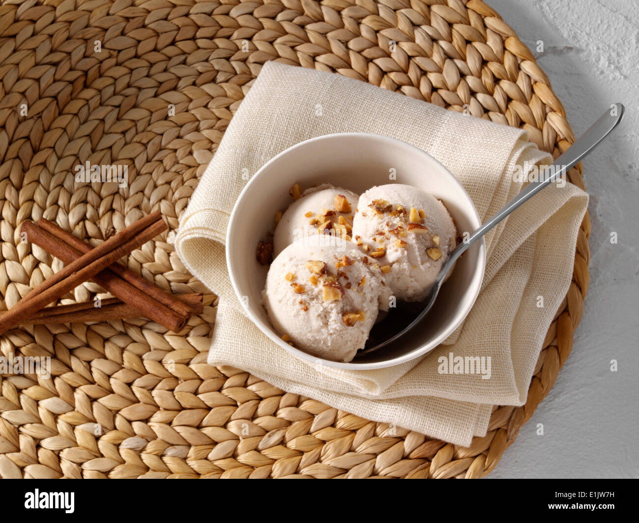 Almond ice cream hi-res stock photography and images - Alamy