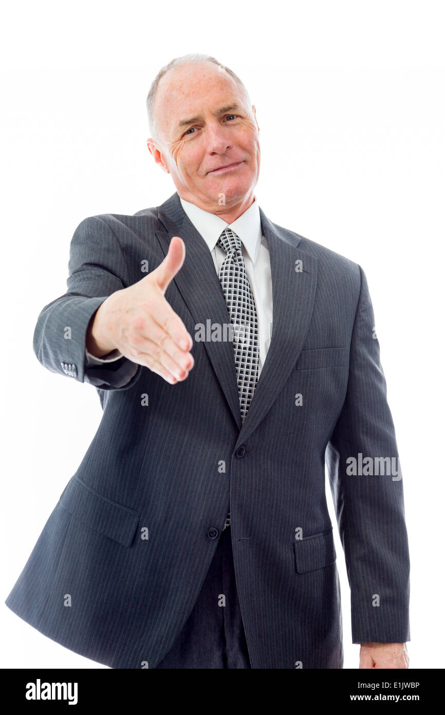 Businessman reaching out hand handshake hi-res stock photography and ...