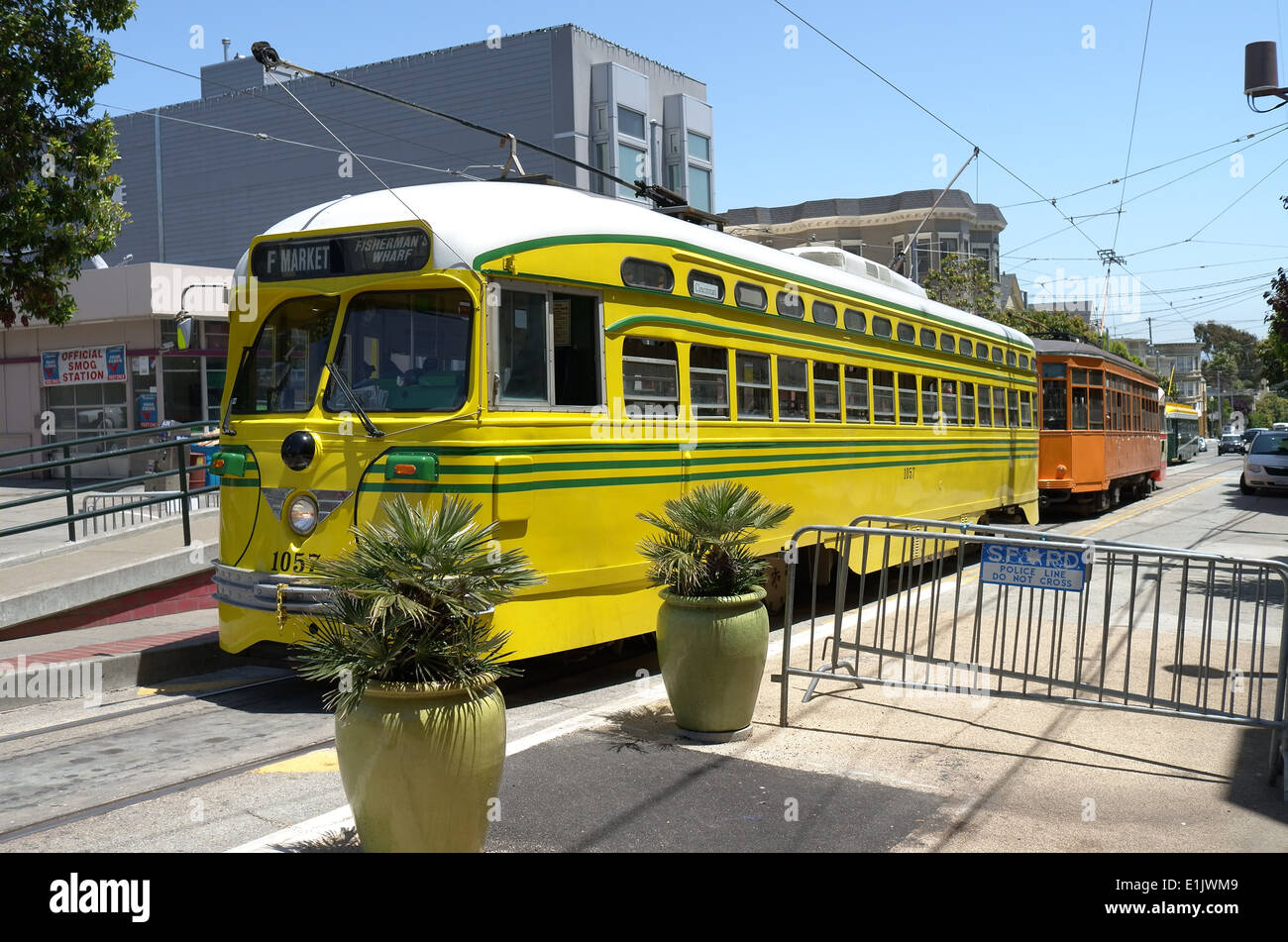 San Francisco Trolley F Line Stock Photo - Alamy