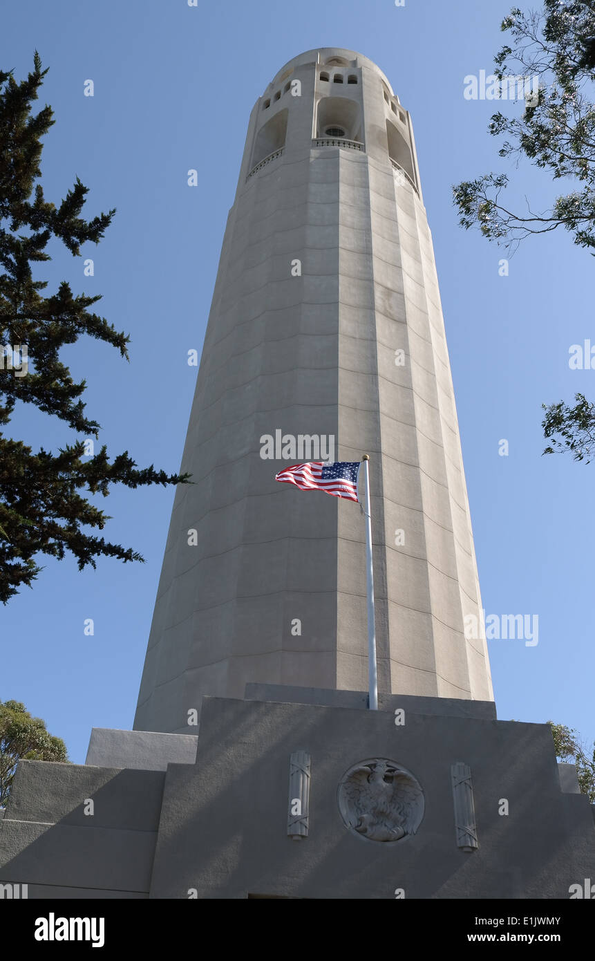 Coit tower, san francisco hi-res stock photography and images - Alamy