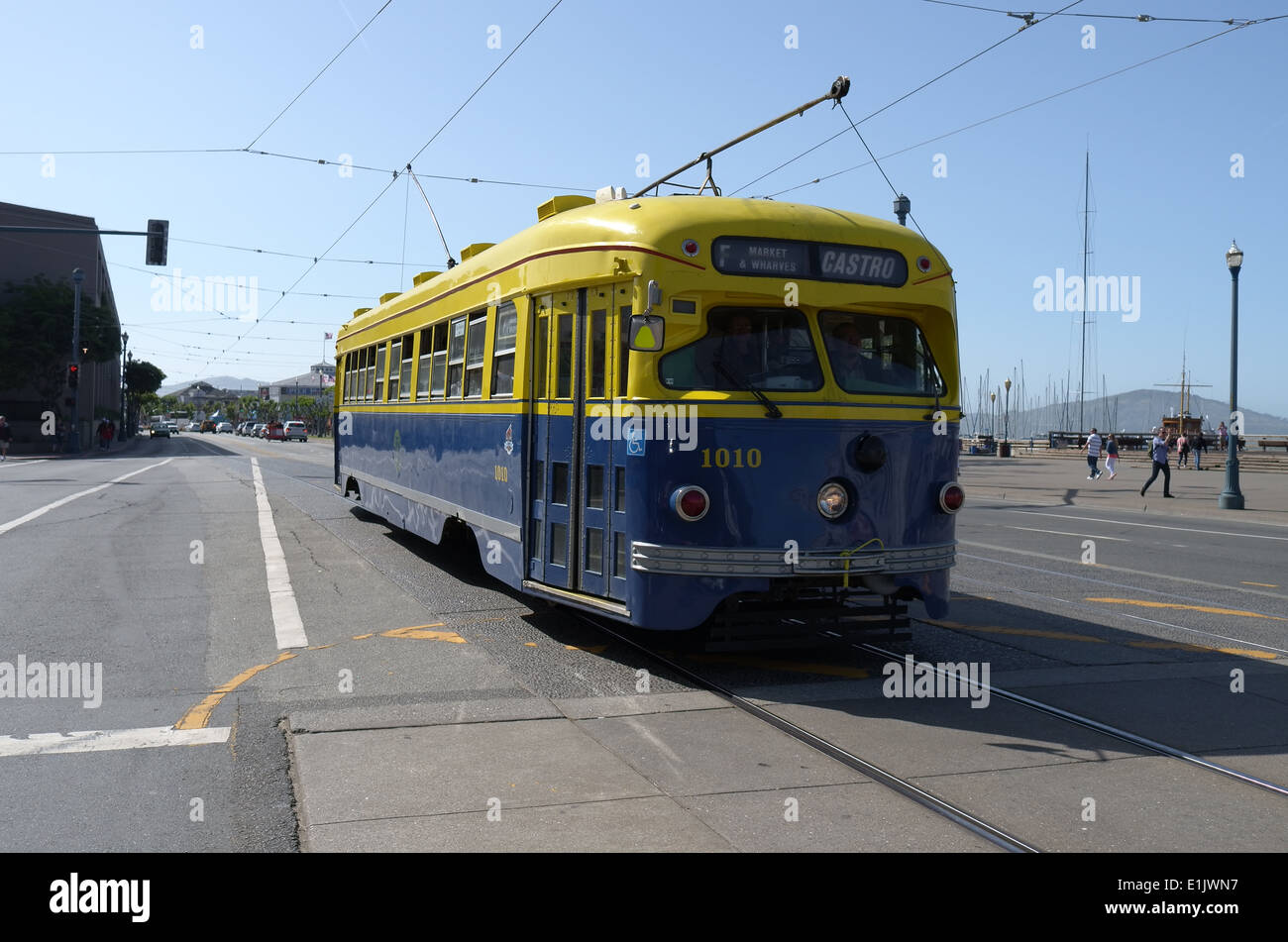 San Francisco Trolley F Line Stock Photo - Alamy