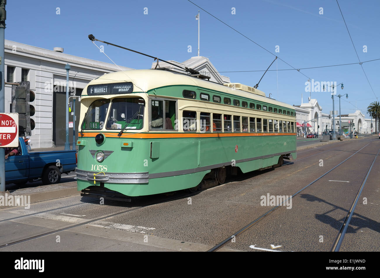 San Francisco Trolley F Line Stock Photo - Alamy