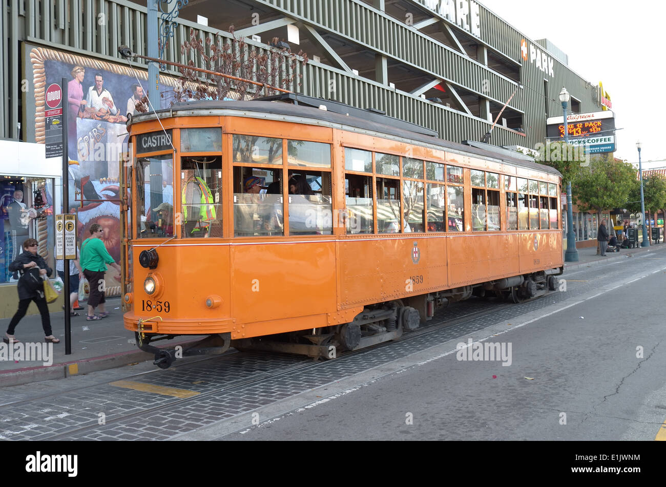 San Francisco Trolley F Line Stock Photo - Alamy
