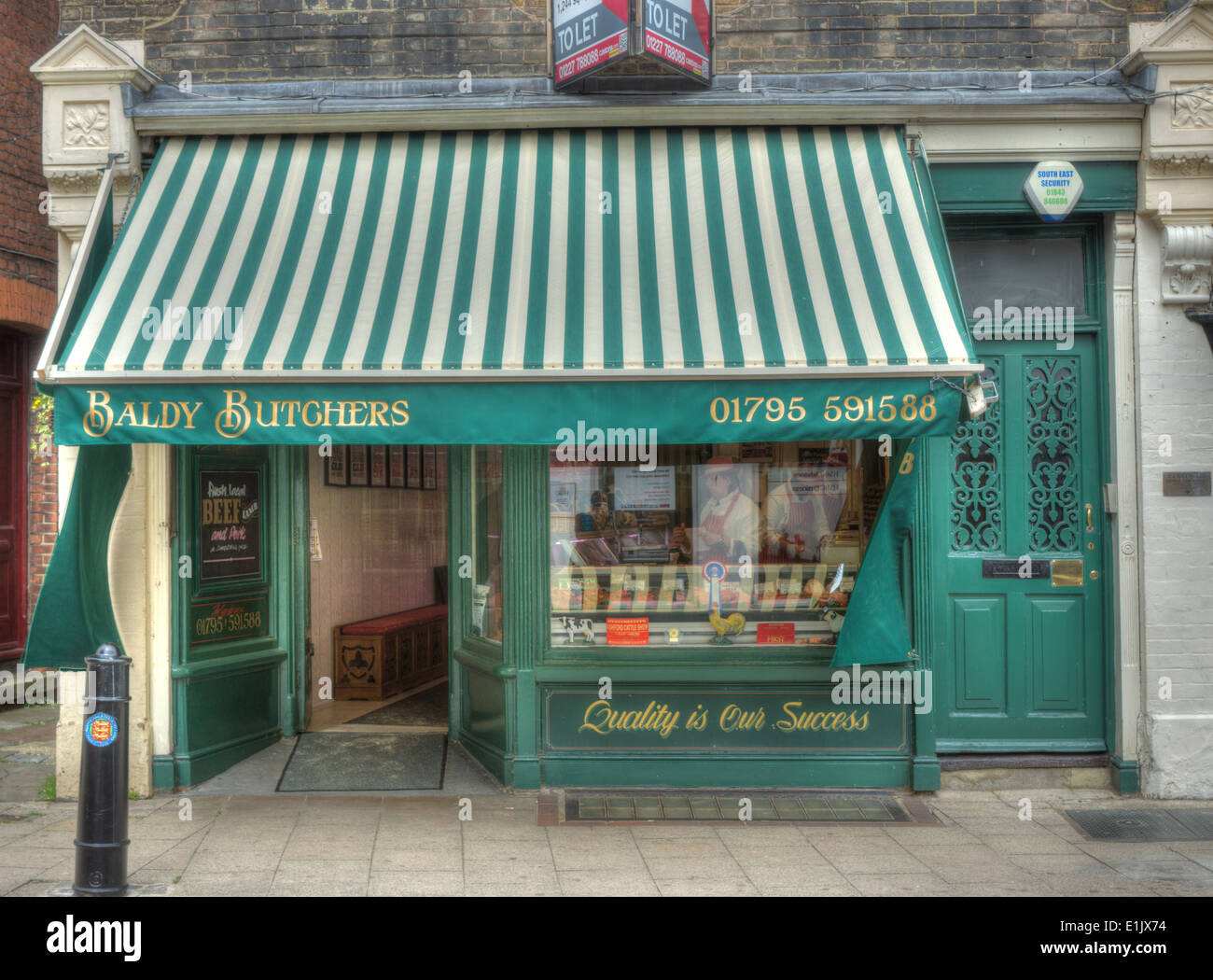 Rural butcher shop Stock Photo - Alamy