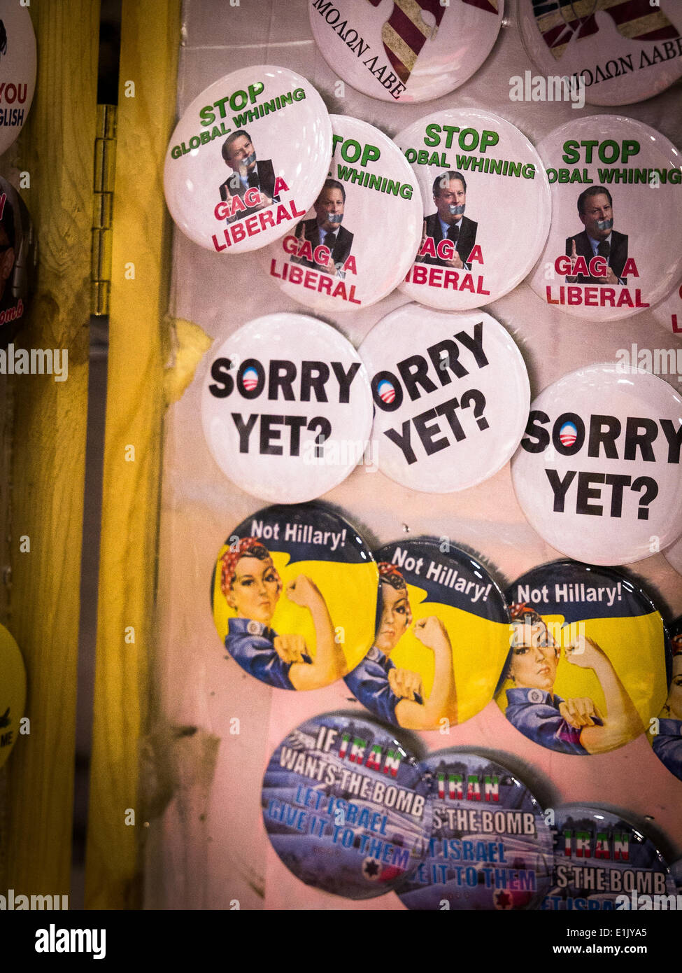 Right wing bumper stickers hi-res stock photography and images - Alamy