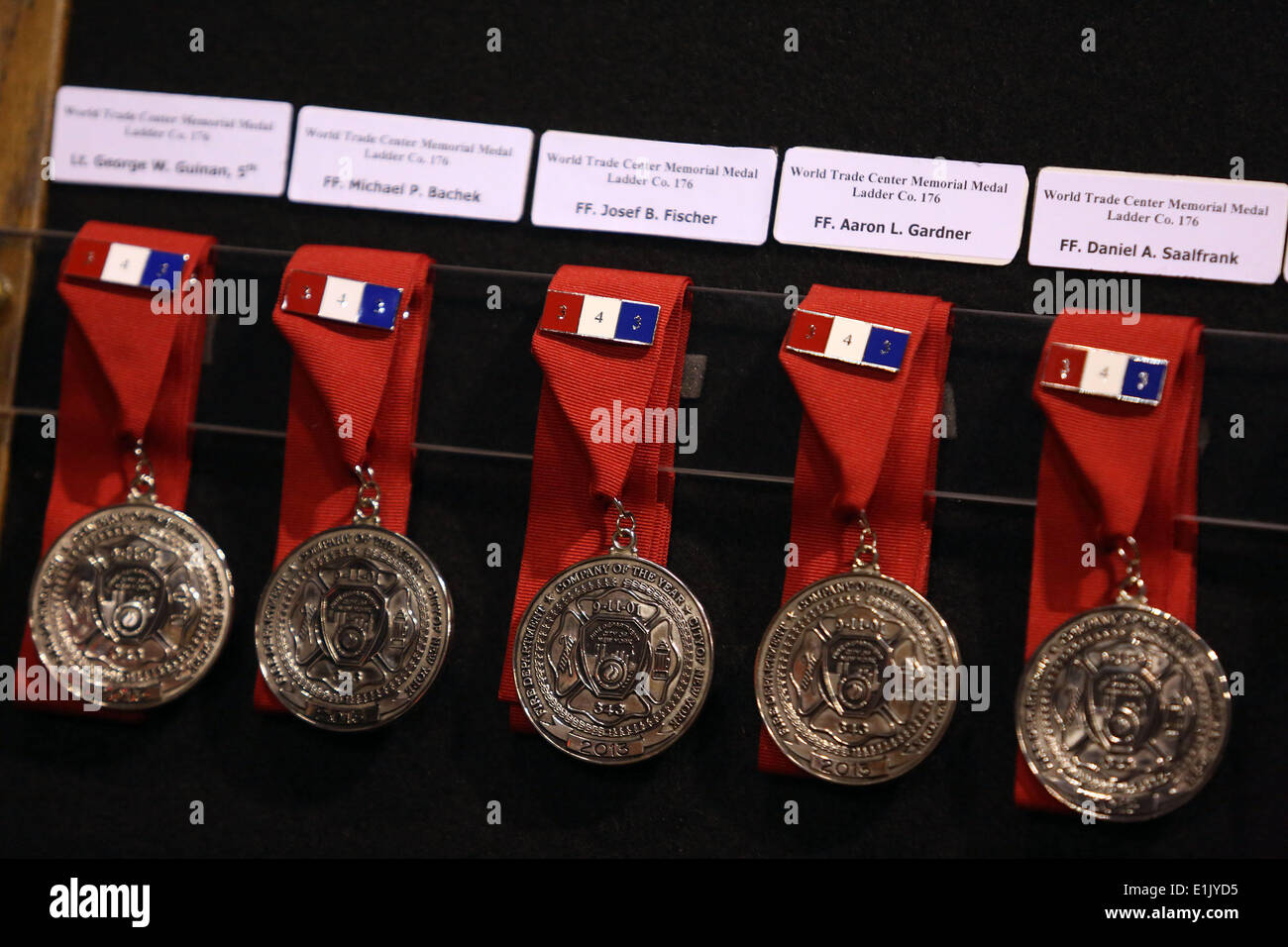 New York, New York, USA. 4th June, 2014. Medals of Honor are pictured ...
