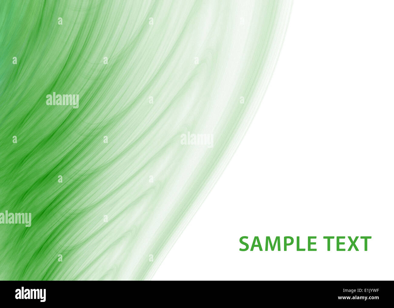 Elegant transparent green abstract background Stock Photo - Alamy