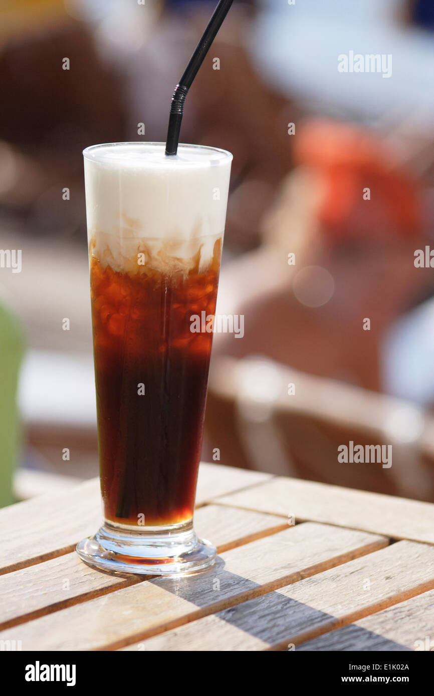 Freddo, frappe, Rhodes Island, Rhodes town ,Greece Stock Photo - Alamy