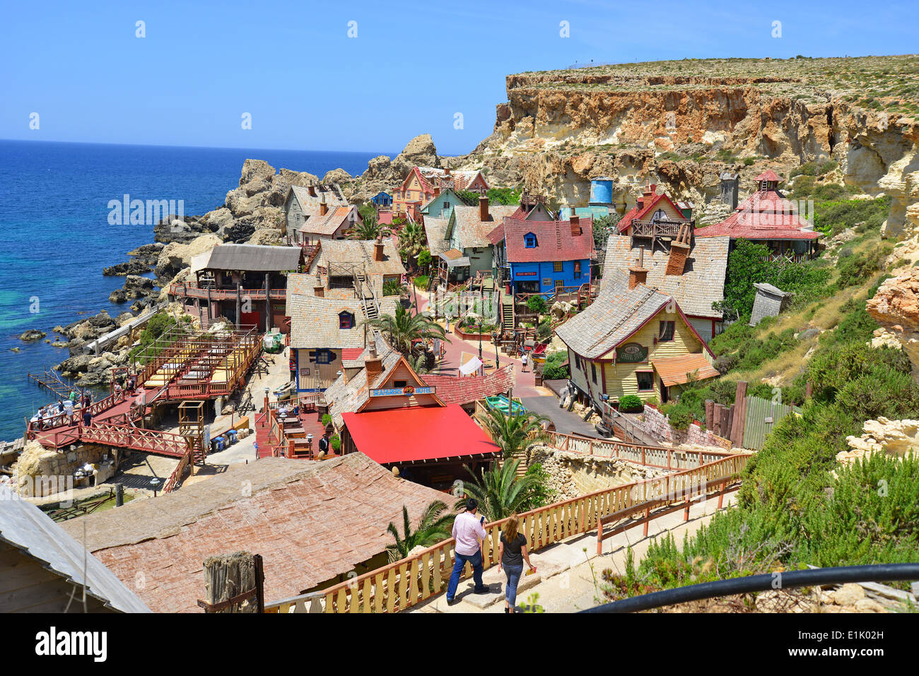 Popeye (Sweethaven) Village, Anchor Bay, Mellieha, Northern District ...