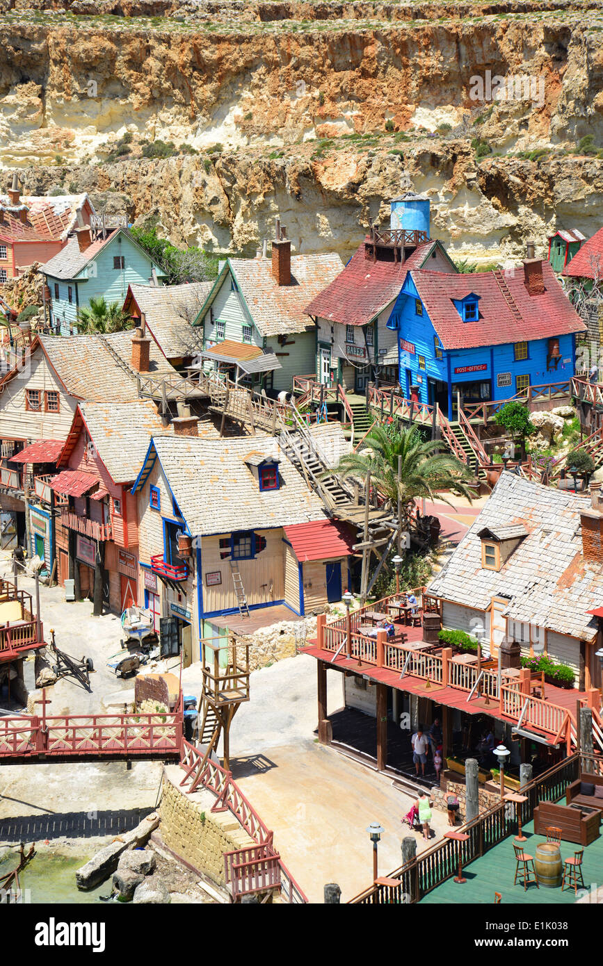 Popeye (Sweethaven) Village, Anchor Bay, Mellieha, Northern District ...