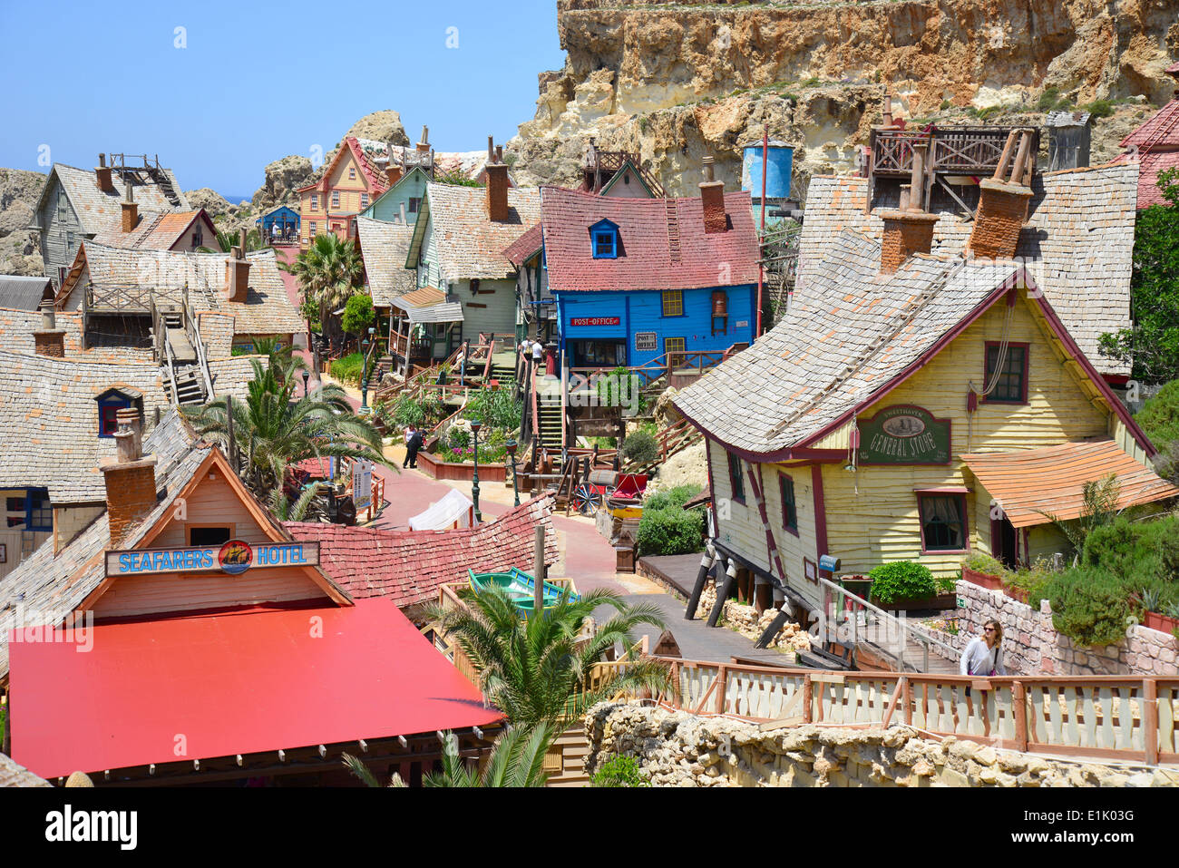 Popeye (Sweethaven) Village, Anchor Bay, Mellieha, Northern District ...