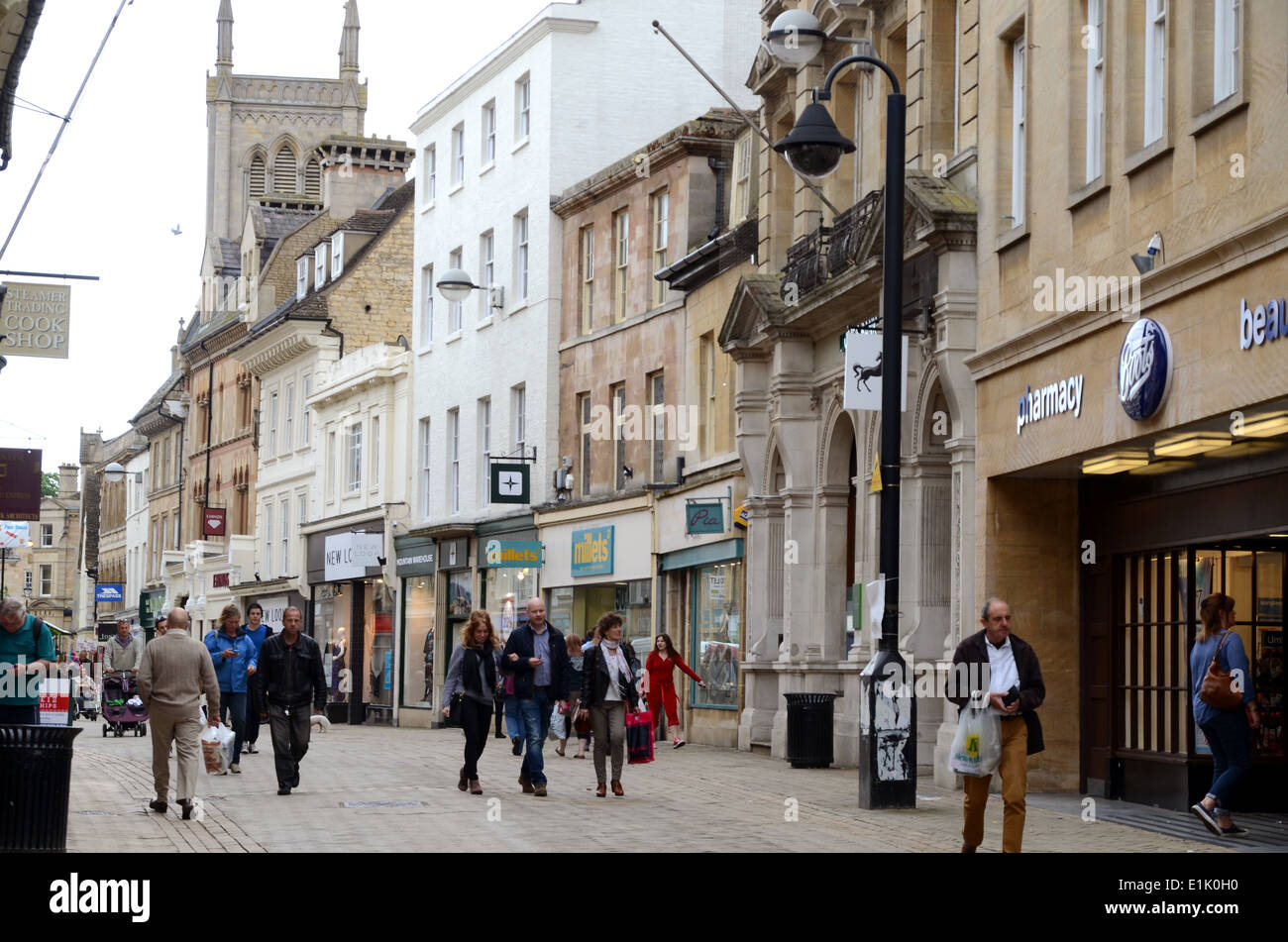 Peterborough City Centre Stock Photo - Alamy