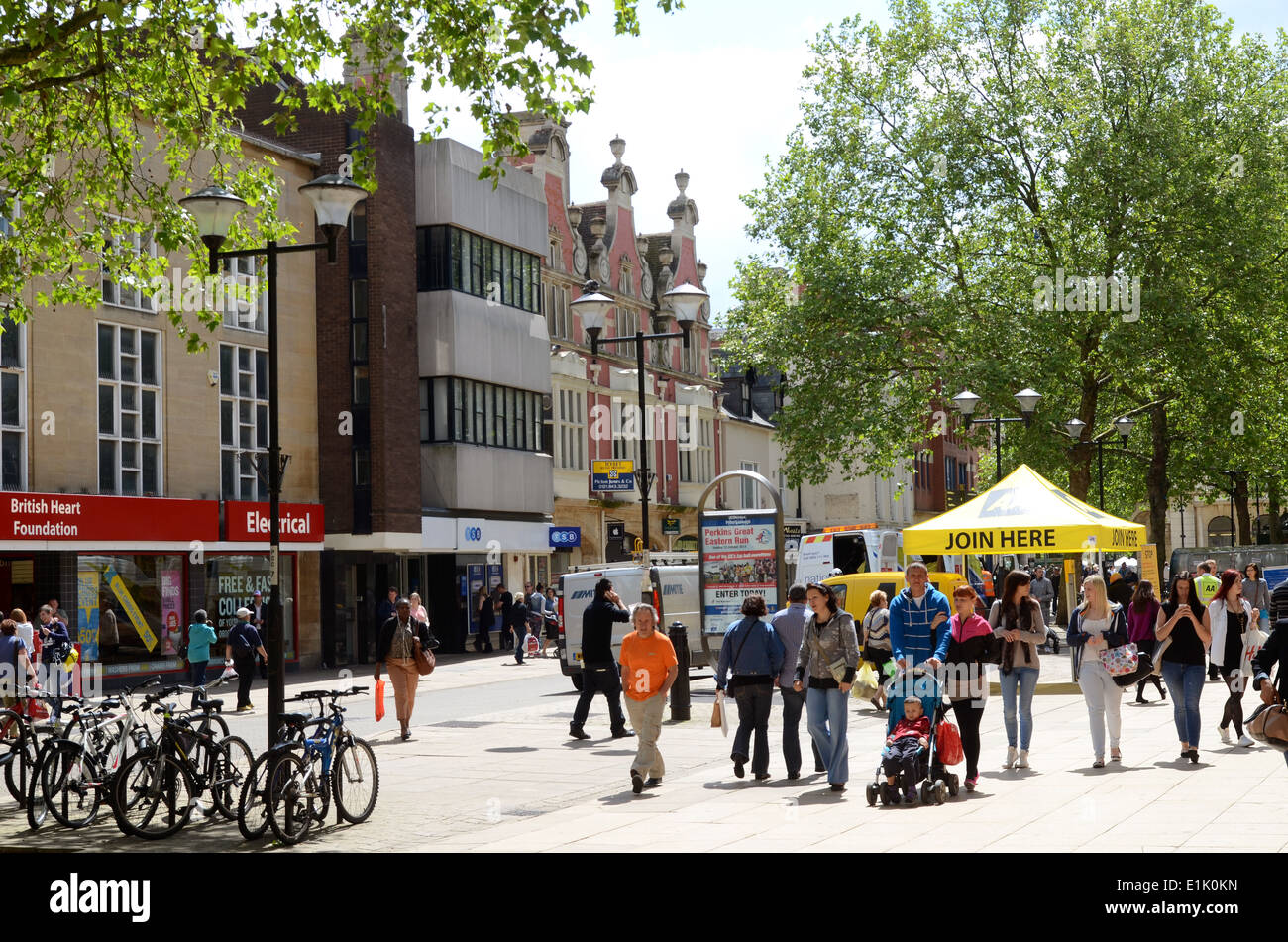 Peterborough City Centre Stock Photo - Alamy