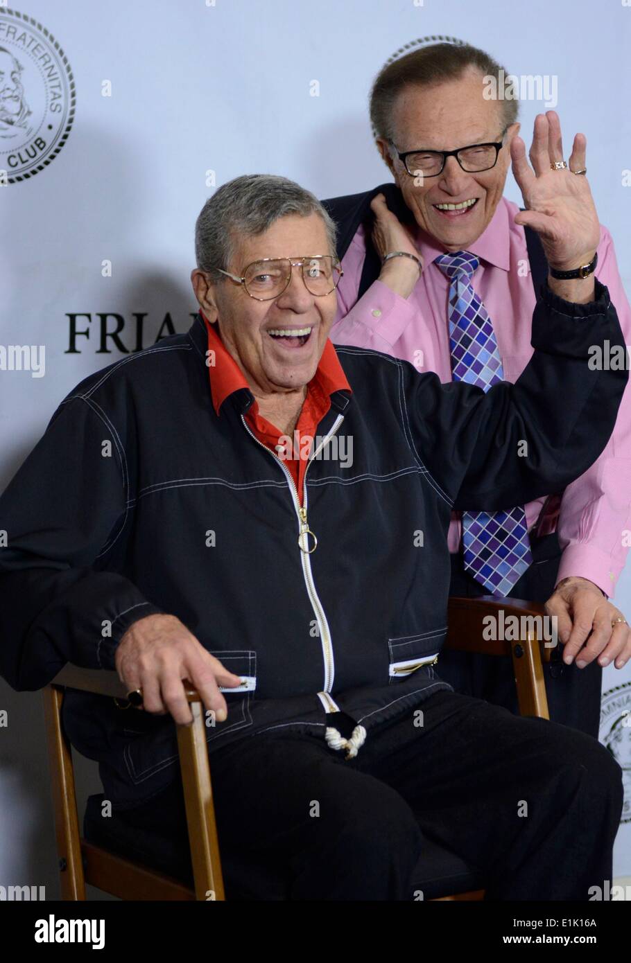 Jerry lewis and larry king hi-res stock photography and images - Alamy
