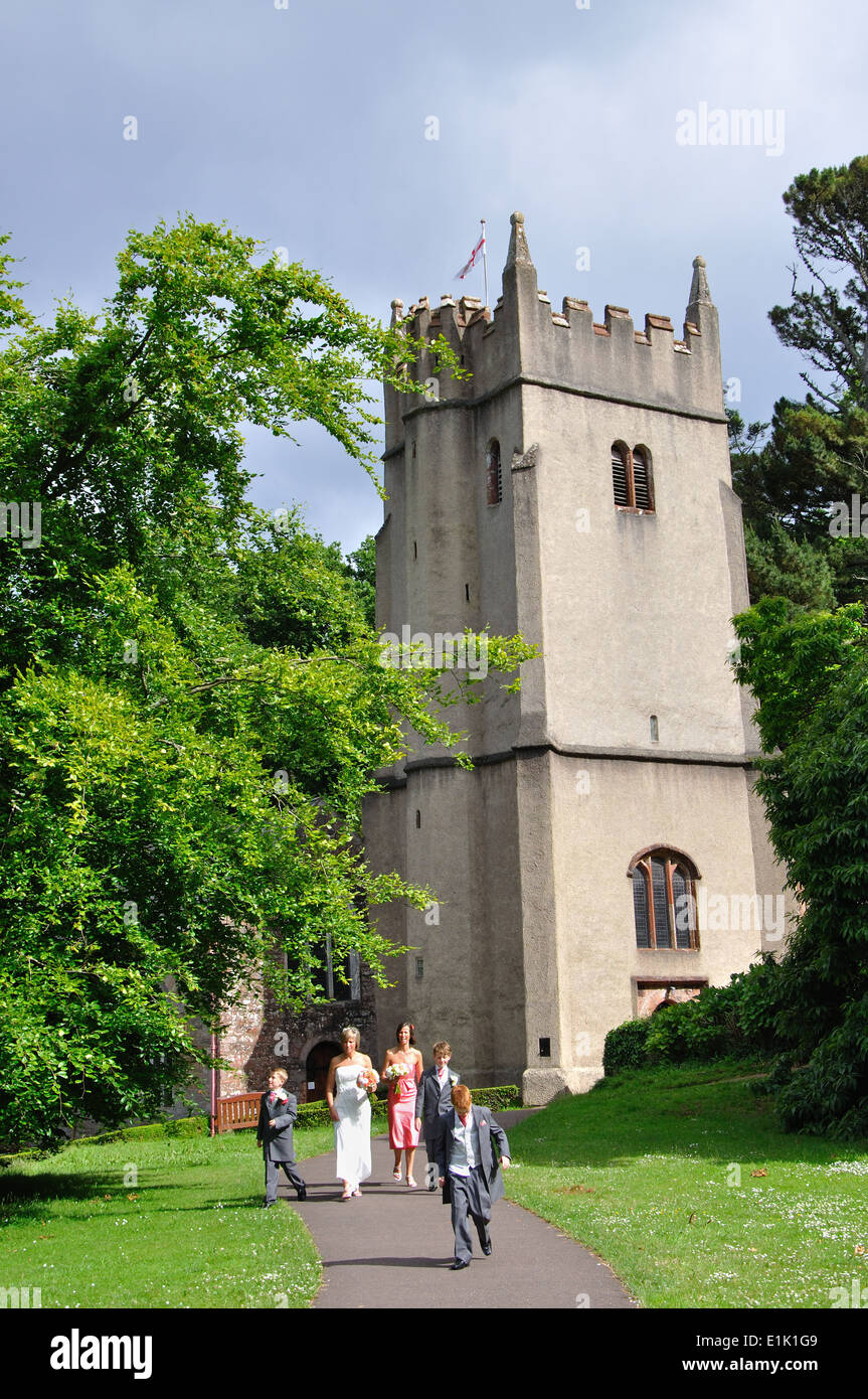 St George and St Mary church, Cockington, Torbay, Devon, England, UK ...