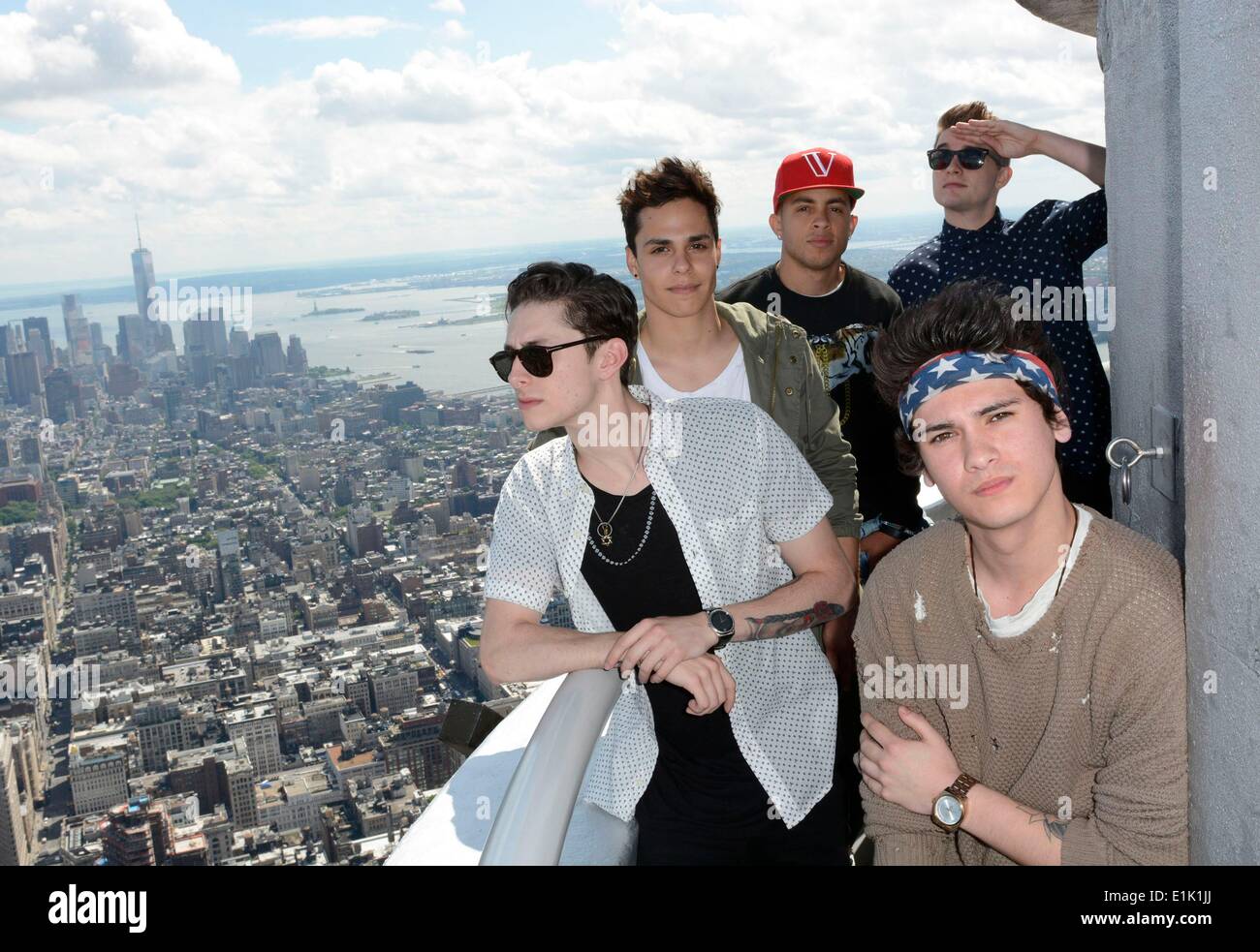 New York, NY, USA. 5th June, 2014. Eric Secharia, Thomas Augusto, Joey ...