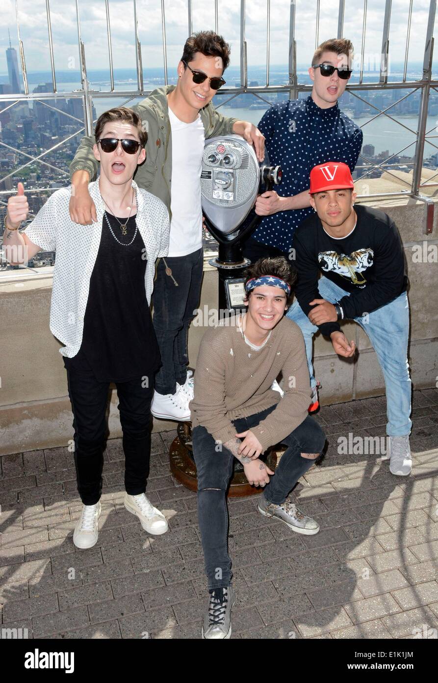 New York, NY, USA. 5th June, 2014. Eric Secharia, Thomas Augusto, Joey ...