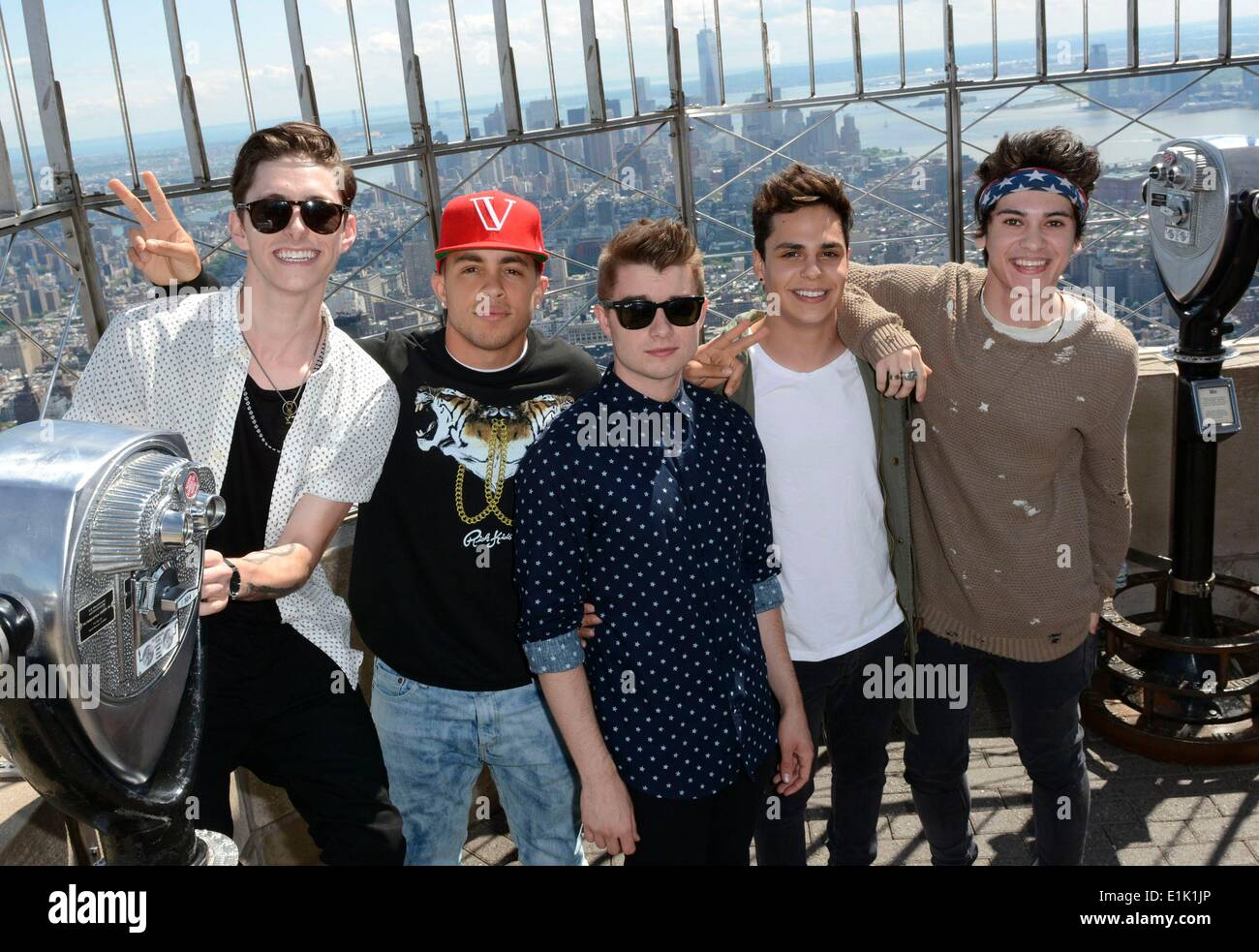 New York, NY, USA. 5th June, 2014. Eric Secharia, Thomas Augusto, Joey ...