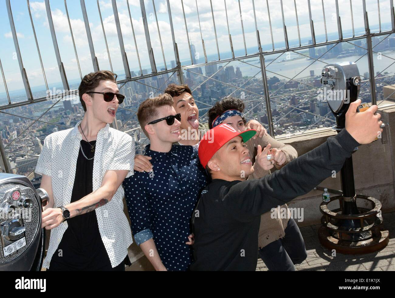 New York, NY, USA. 5th June, 2014. Eric Secharia, Thomas Augusto, Joey ...