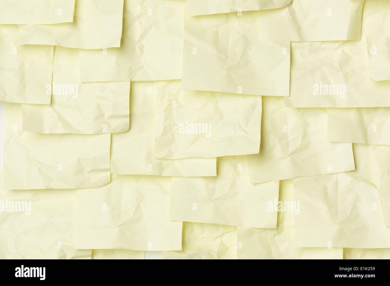 Yellow sticky note background Stock Photo - Alamy