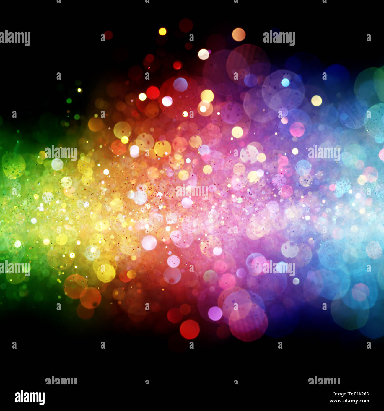 Rainbow of lights Stock Photo - Alamy