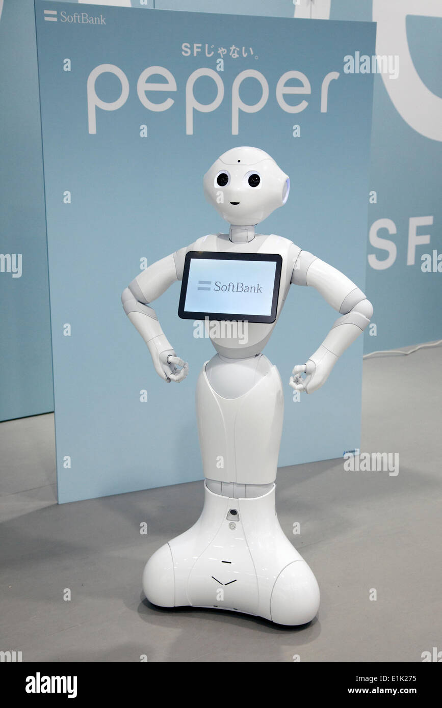 Tokyo, Japan. 6th June 2014. SoftBank Group and Aldebaran Robotics SAS ...