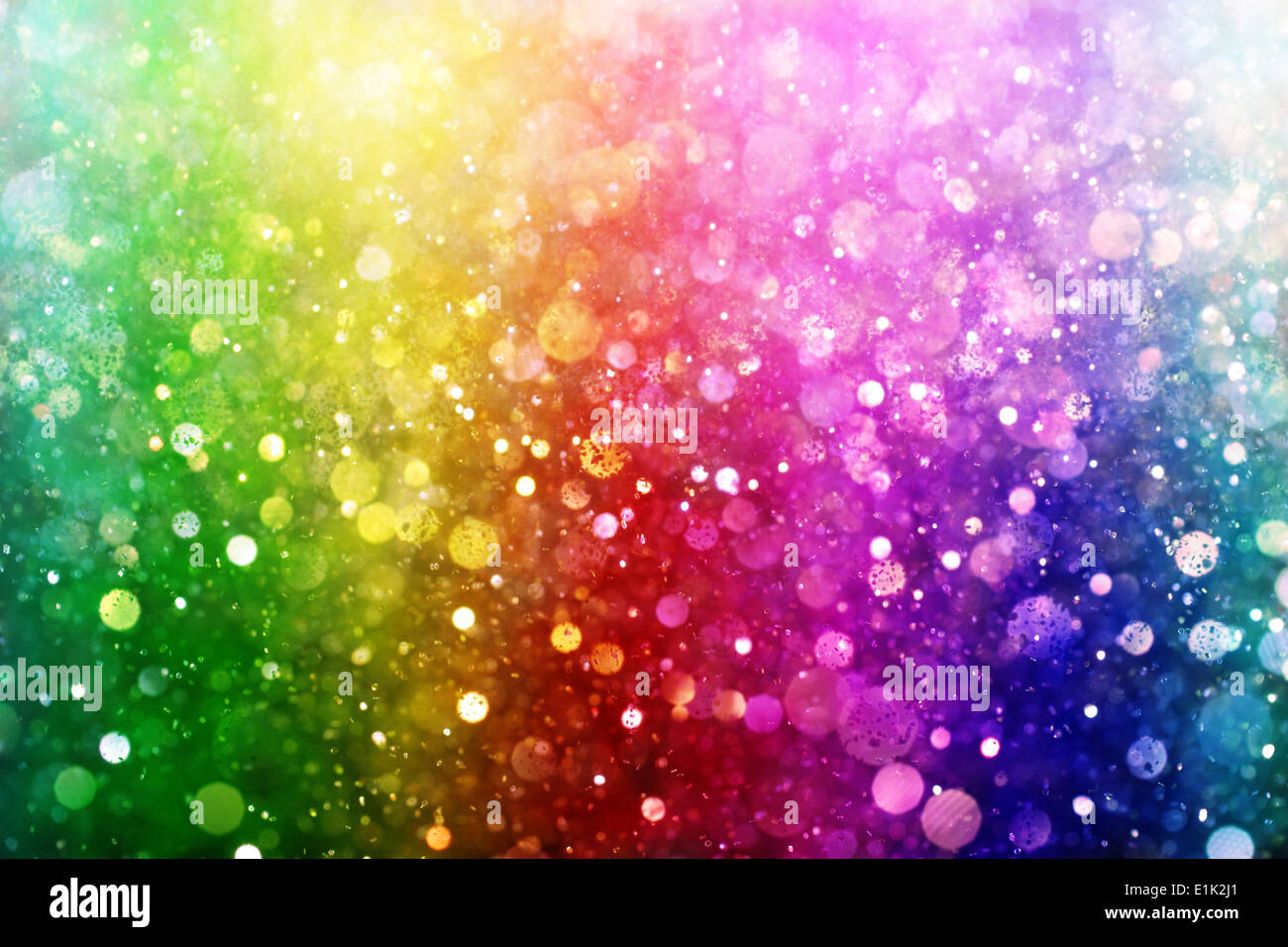 Rainbow of lights Stock Photo - Alamy