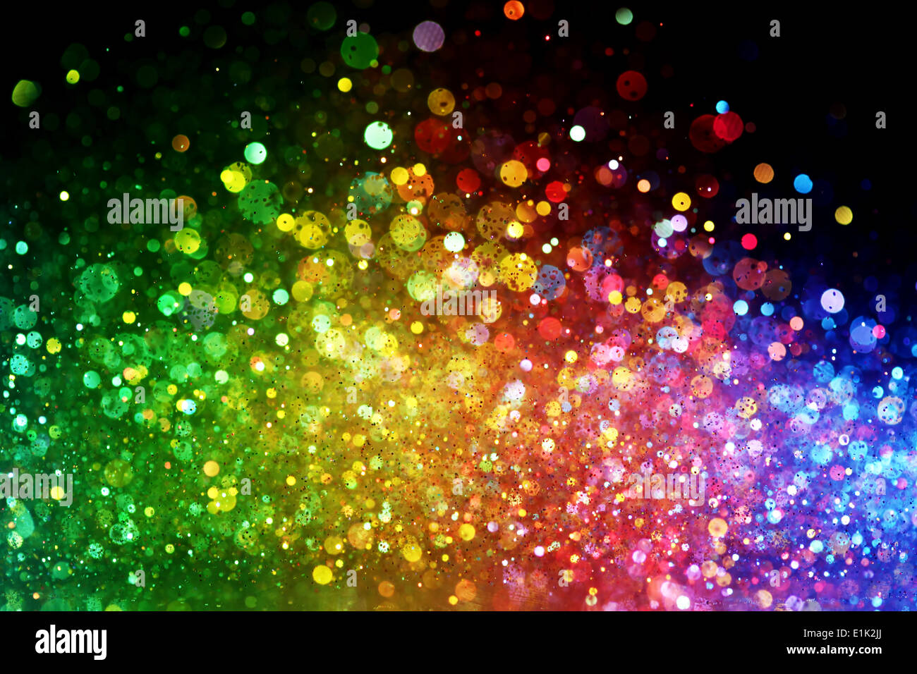 Rainbow of lights Stock Photo - Alamy