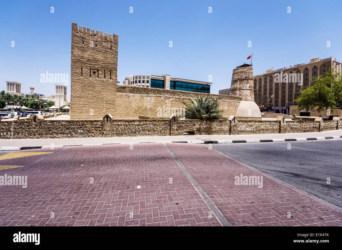 UAE, Dubai, Al Fahidi Fort, Dubai Museum Stock Photo - Alamy