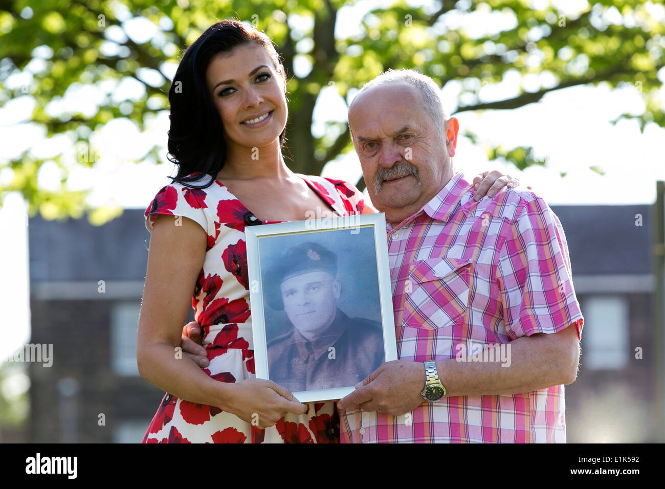 Kym Marsh and her dad Stock Photo - Alamy